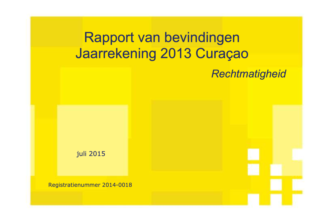Archief Portfolio - Algemene Rekenkamer Curacao